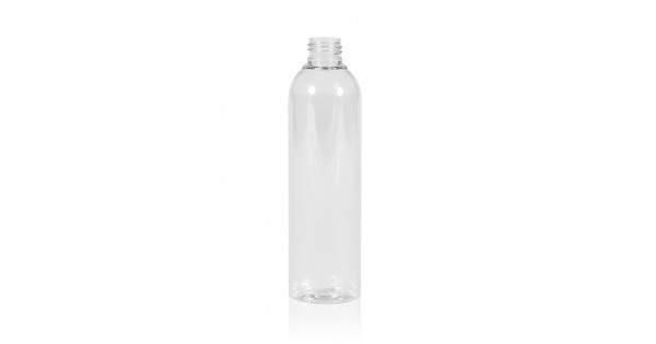 250 ml runde transparente PET Flasche 24.410